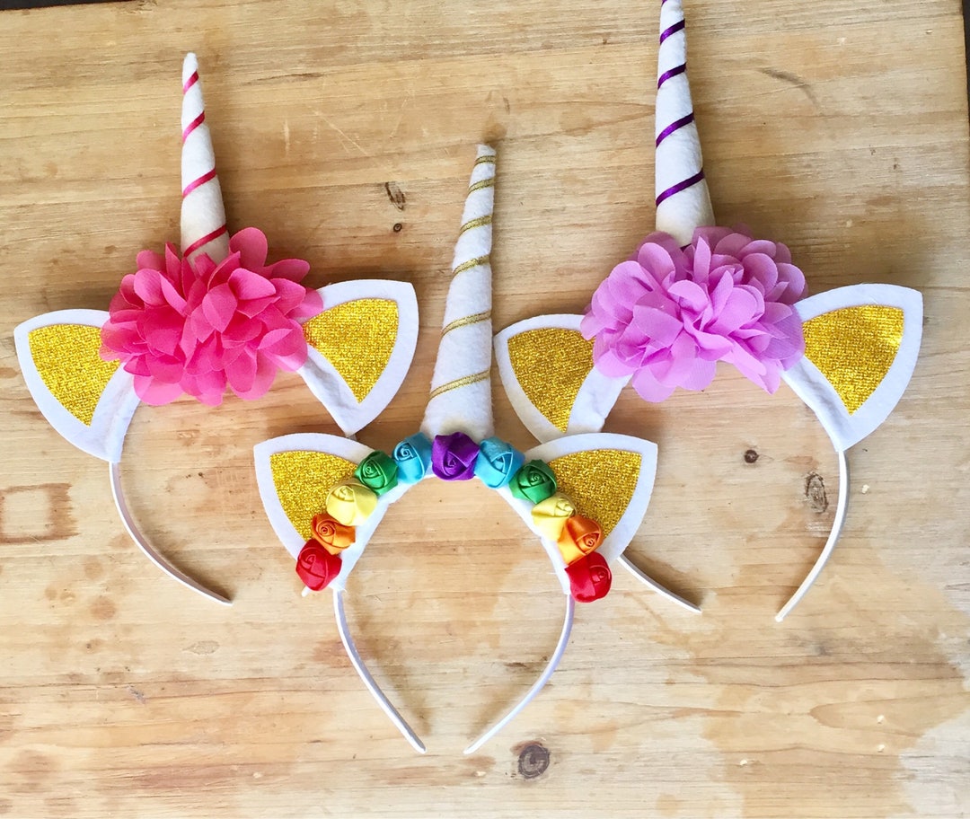 Unicorn Headband, Unicorn Crown, Unicorn Costume, Rainbow Headband ...