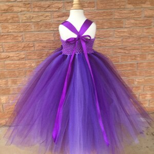 Purple Princess Dress, Purple Tutu, Princess Costume, Purple Party ...