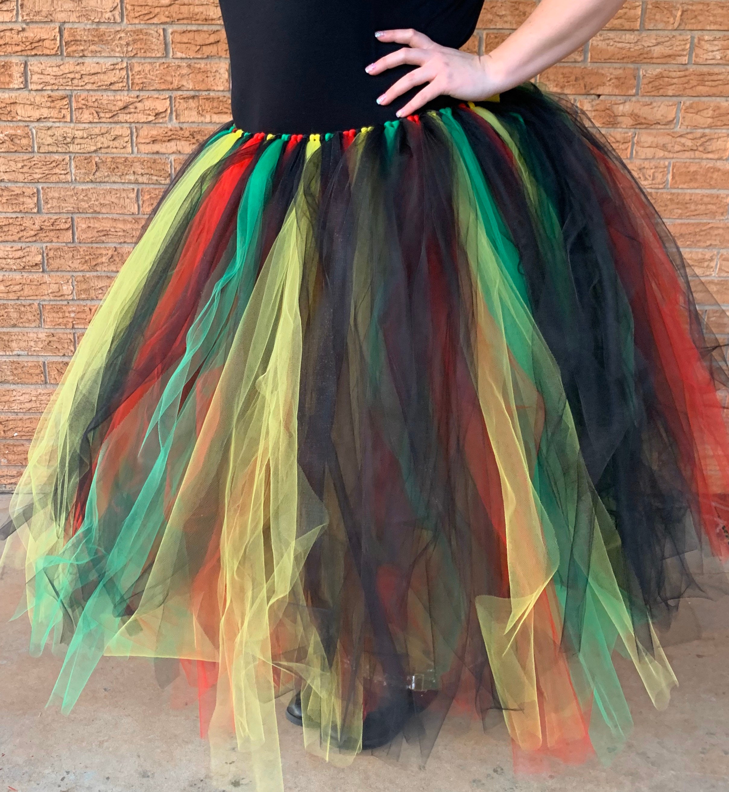 Adult Tutu Jamaican Rasta Tutu Skirt Thirty Tutu Forty - Etsy