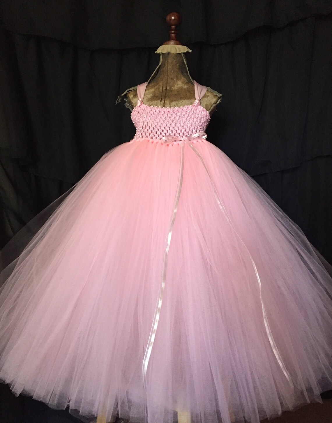 Pink Princess Costume, Princess Dress, Pink Flower Girl Dress, Pink ...