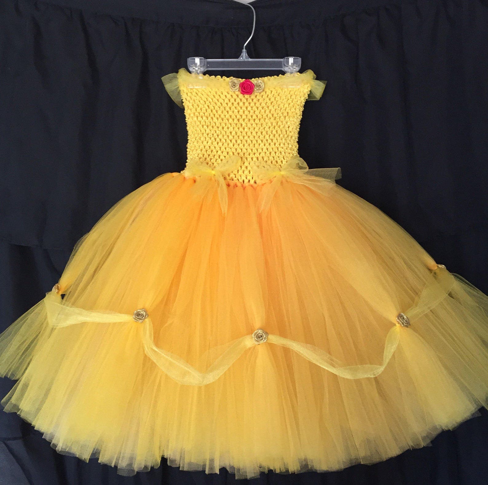 Yellow Princess Costume, Princess Costume, Belle Dress, Belle Tutu ...