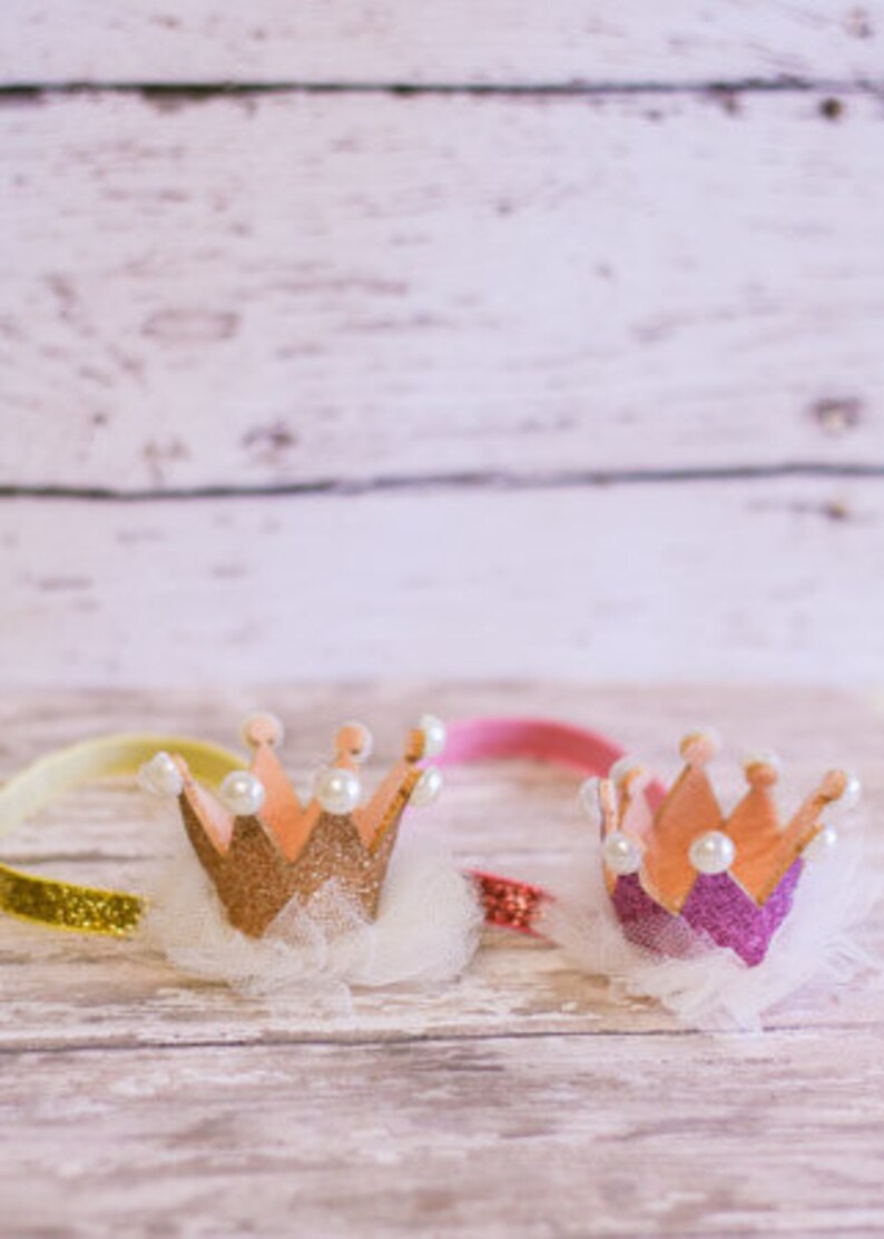 Birthday Crown Birthday Headband First Birthday Crown Girls | Etsy