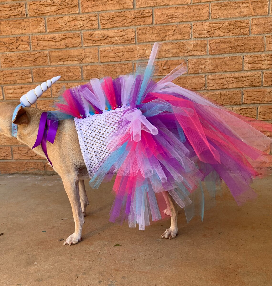 Dog Unicorn Costume Dress Pageant Show Dog Dress Dog Tutu - Etsy