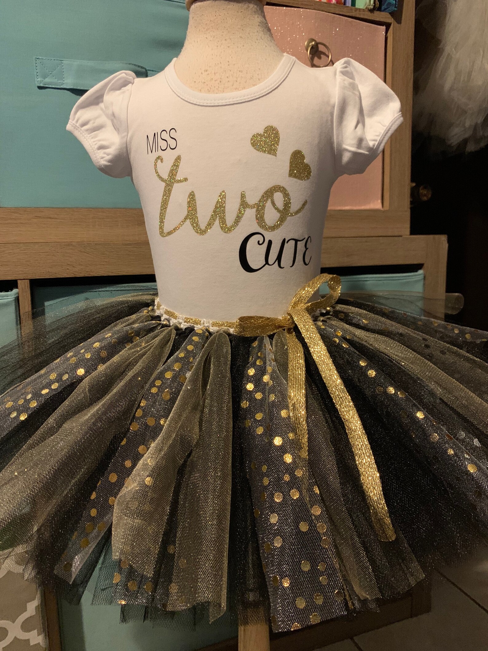 Two Cute Birthday Girls Second Birthday Outfit 2nd Birthday | Etsy