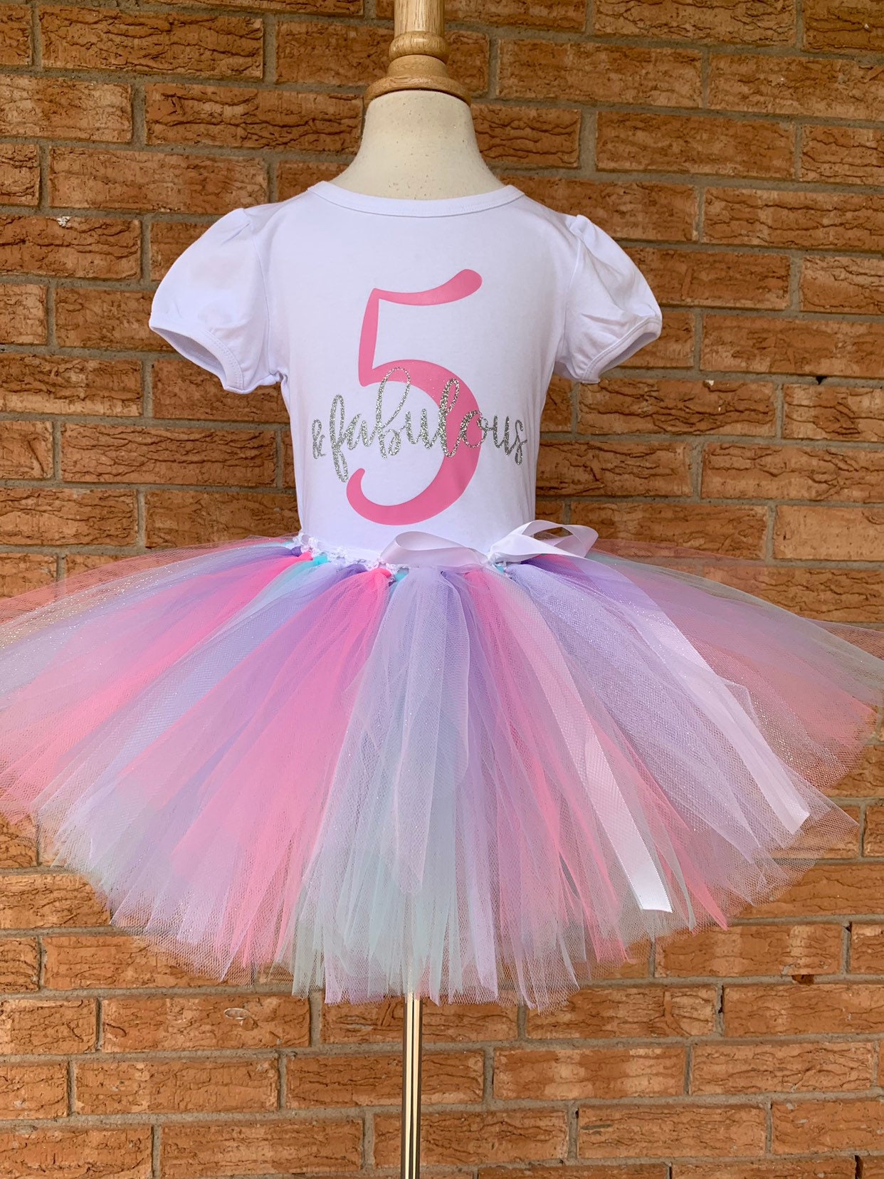 5 and Fabulous Fifth Birthday Outfit 5th Birthday Shirt 5 | Etsy