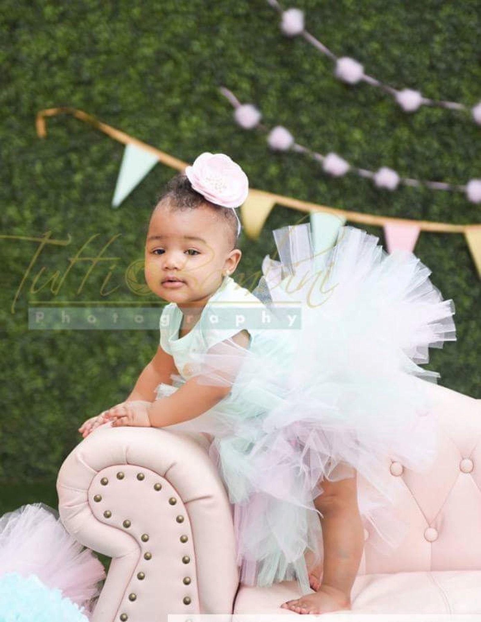 First Birthday Girls Outfit, Smash Cake Outfit, First Birthday Tutu ...