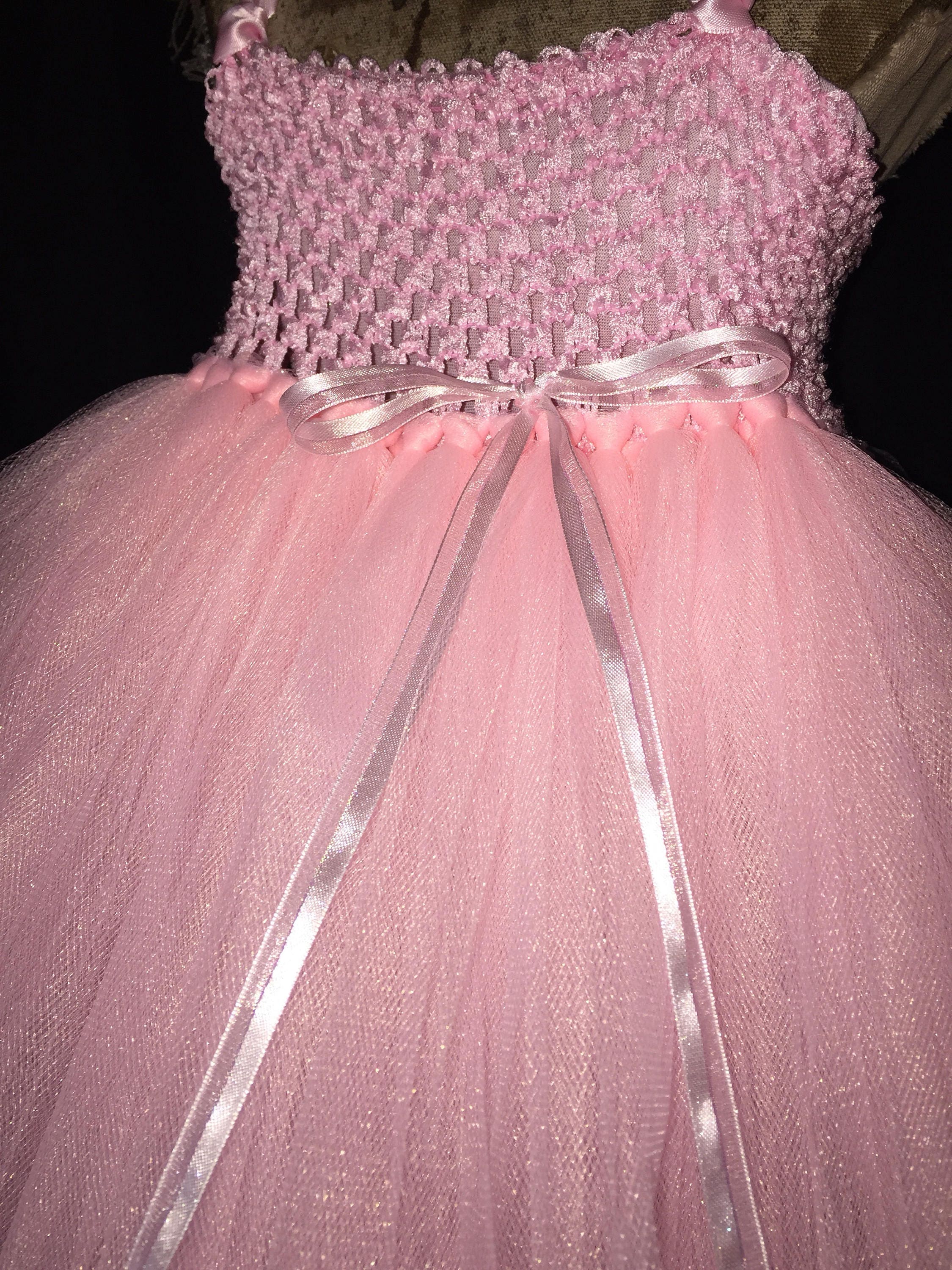 Pink Princess Costume, Princess Dress, Pink Flower Girl Dress, Pink ...