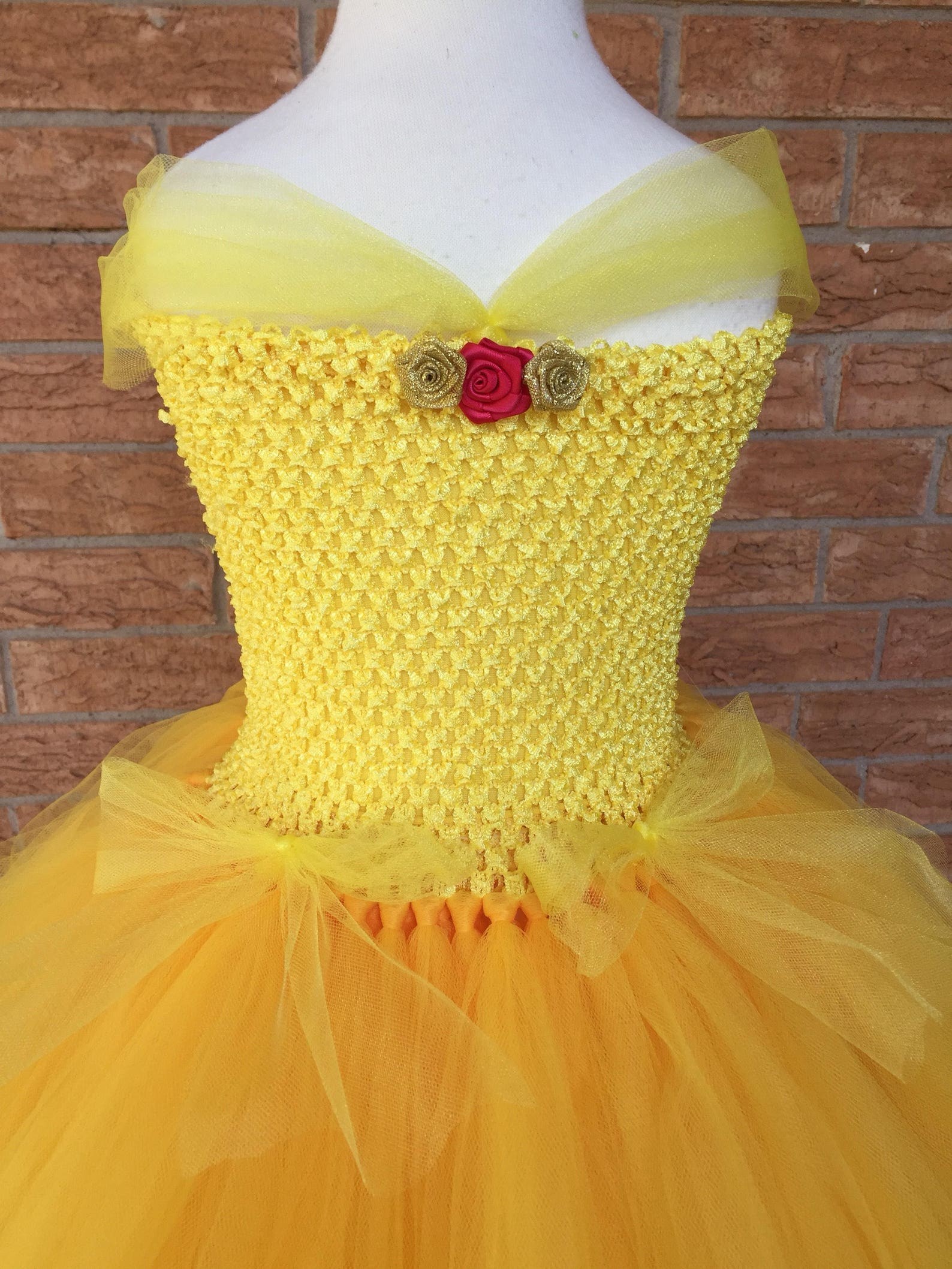 Yellow Princess Costume, Princess Costume, Belle Dress, Belle Tutu ...