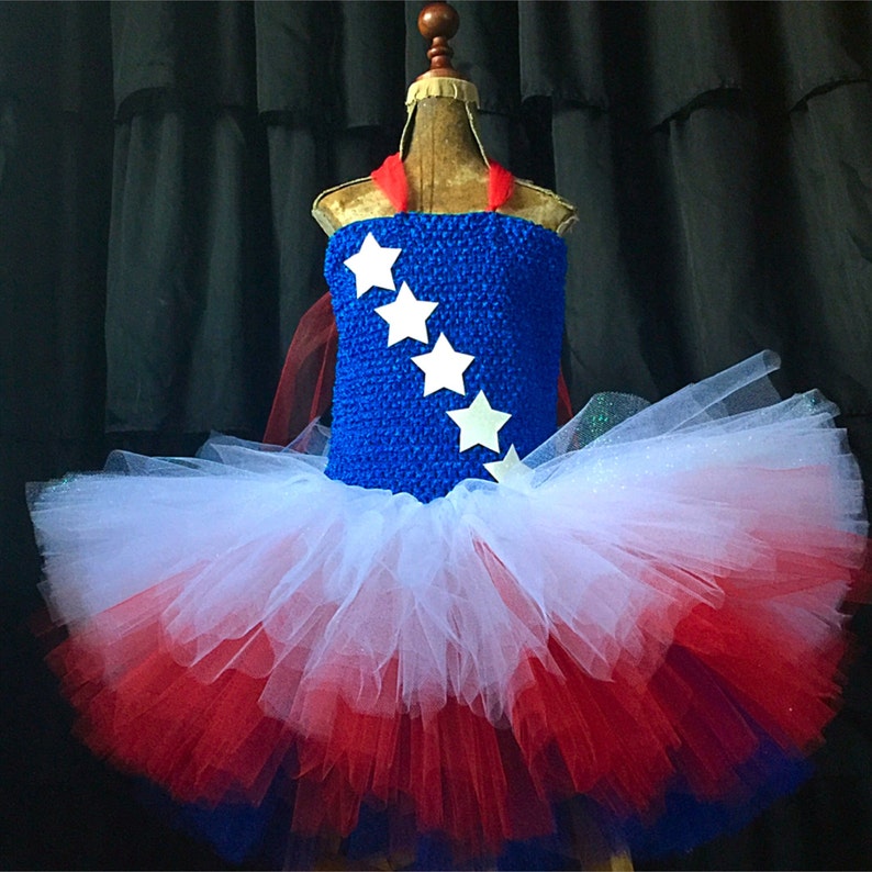 USA tutu Fourth of July outfit for girls Patriotic pageant | Etsy
