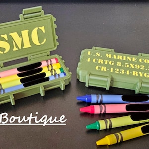 USMC Crayon Ration Box – Hidden Lid Tribute for the Proud Few - 3D ...