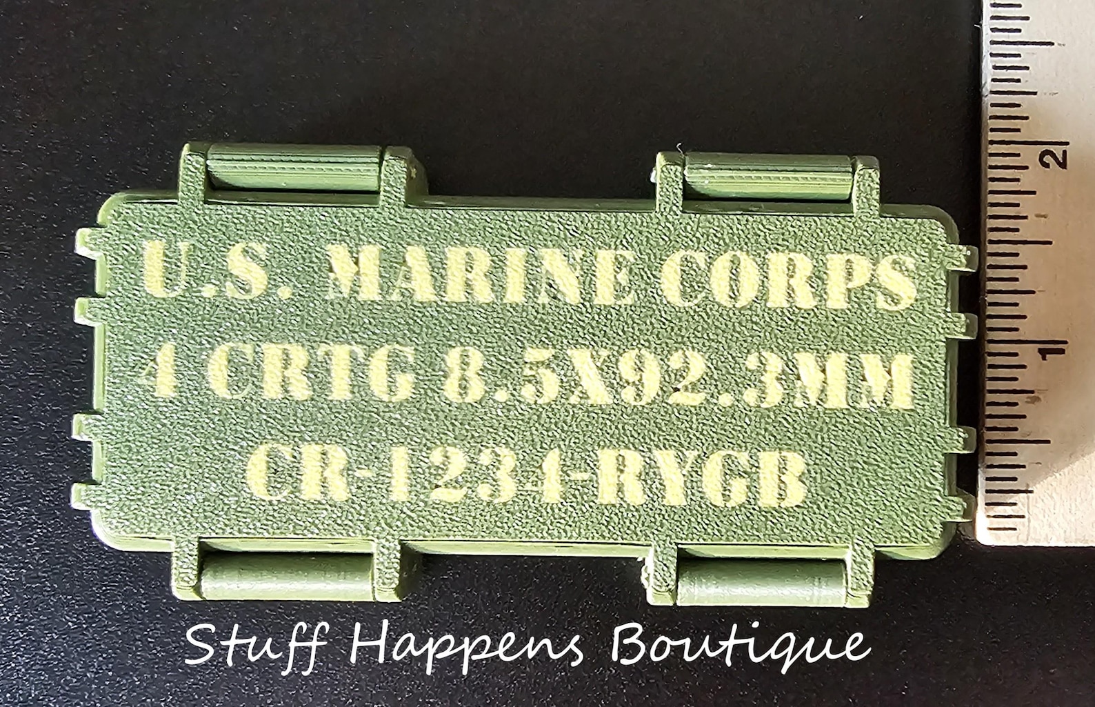 USMC Crayon Ration Box – Hidden Lid Tribute for the Proud Few - 3D ...
