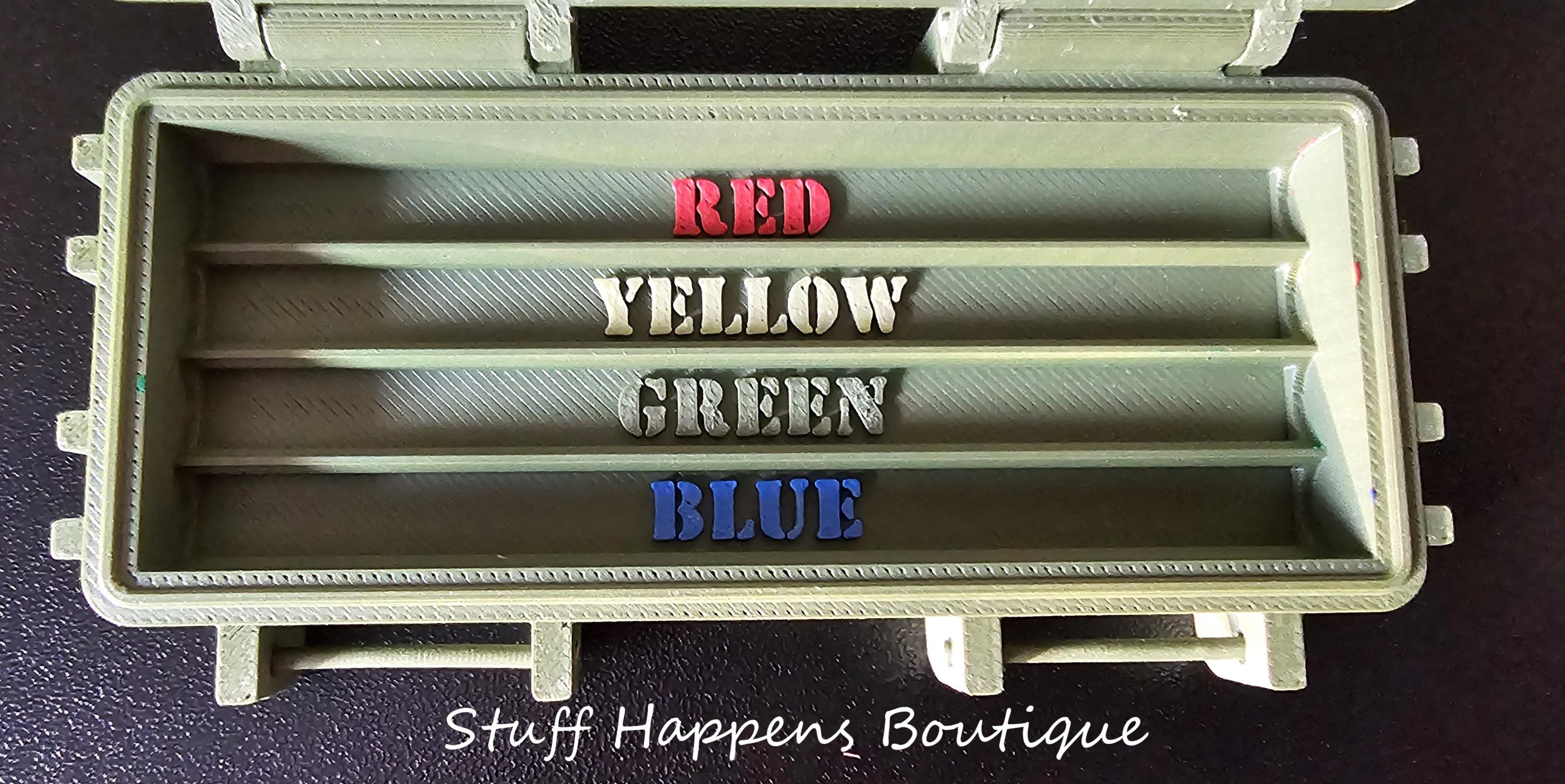USMC Crayon Ration Box – Hidden Lid Tribute for the Proud Few - 3D ...