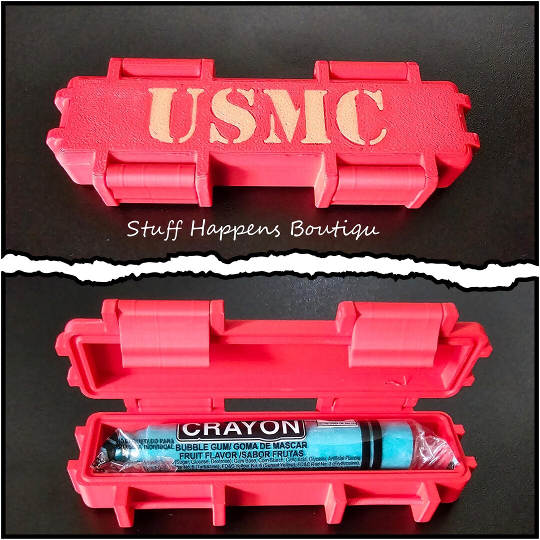 USMC Tactical Gum Ration Box - 3D Printed Box - Etsy