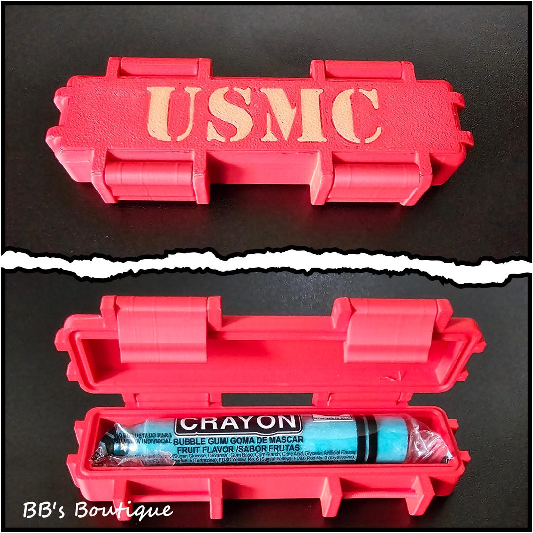USMC Tactical Gum Ration Box - 3D Printed Box - Etsy