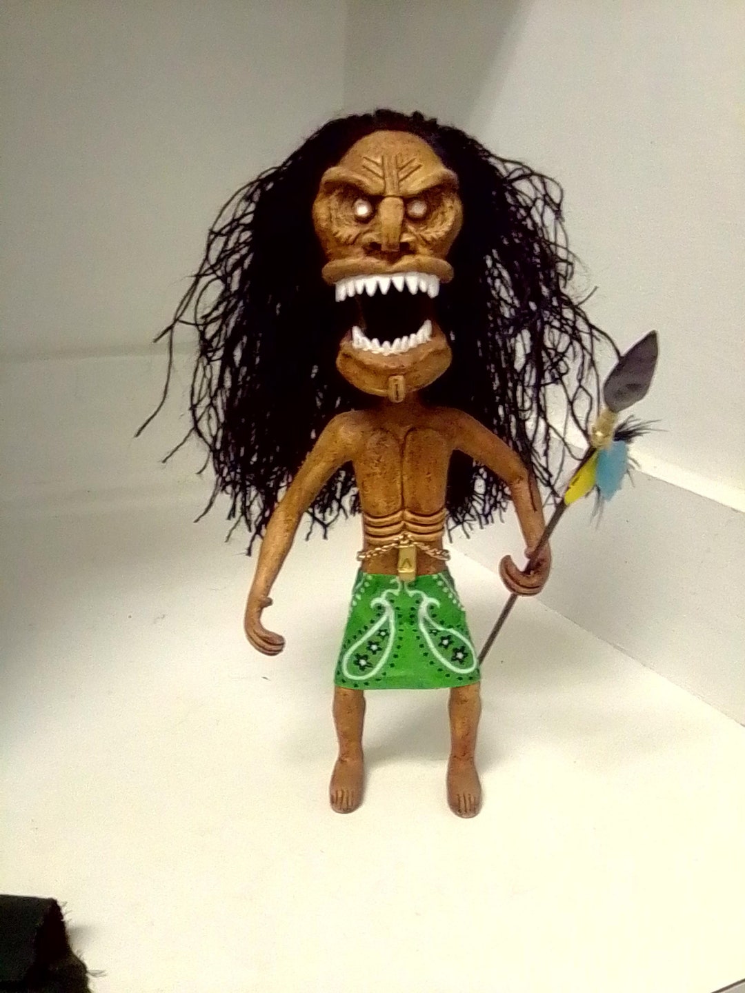 Trilogy of Terror Zuni Doll Warrior 10 Inches Tall With Handwritten ...