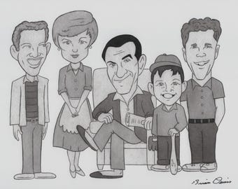 BAYWATCH CARICATURE Art Print 8.5 X 11 Hand Signed by Brian Davis - Etsy