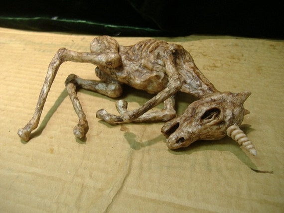 Art Sculptures UNICORN FETUS SIDESHOW GAFF FREAK Art