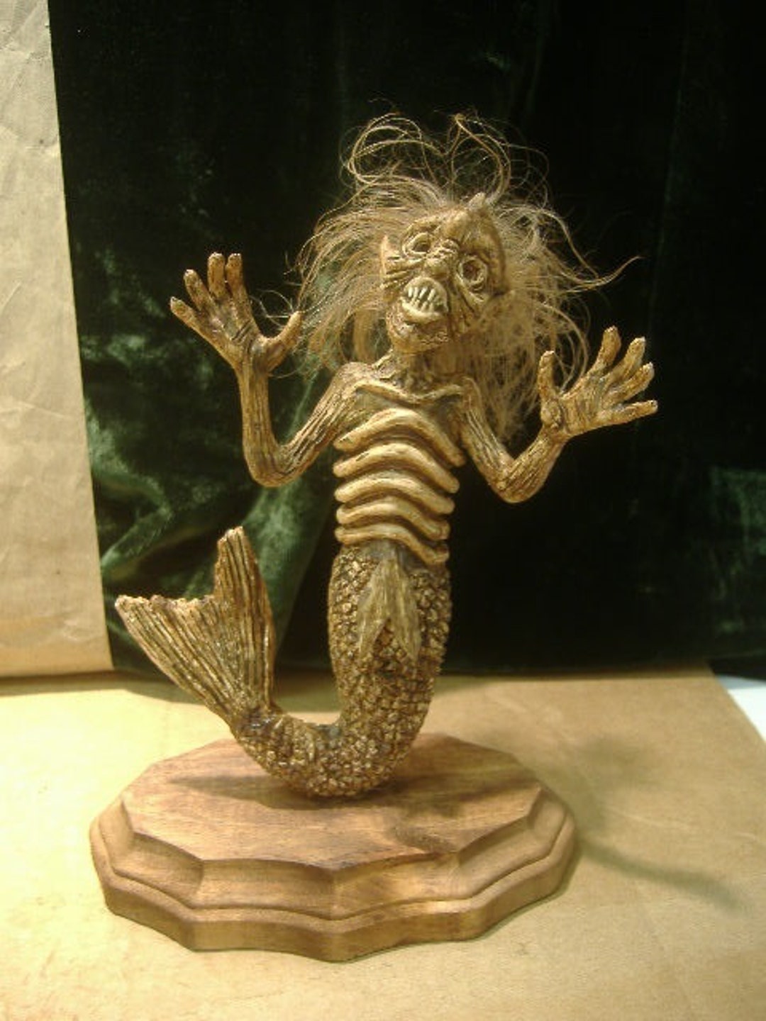 Feejee Fiji Mermaid Sideshow Freak Gaff Oddity Sea Creature Folklore - Etsy