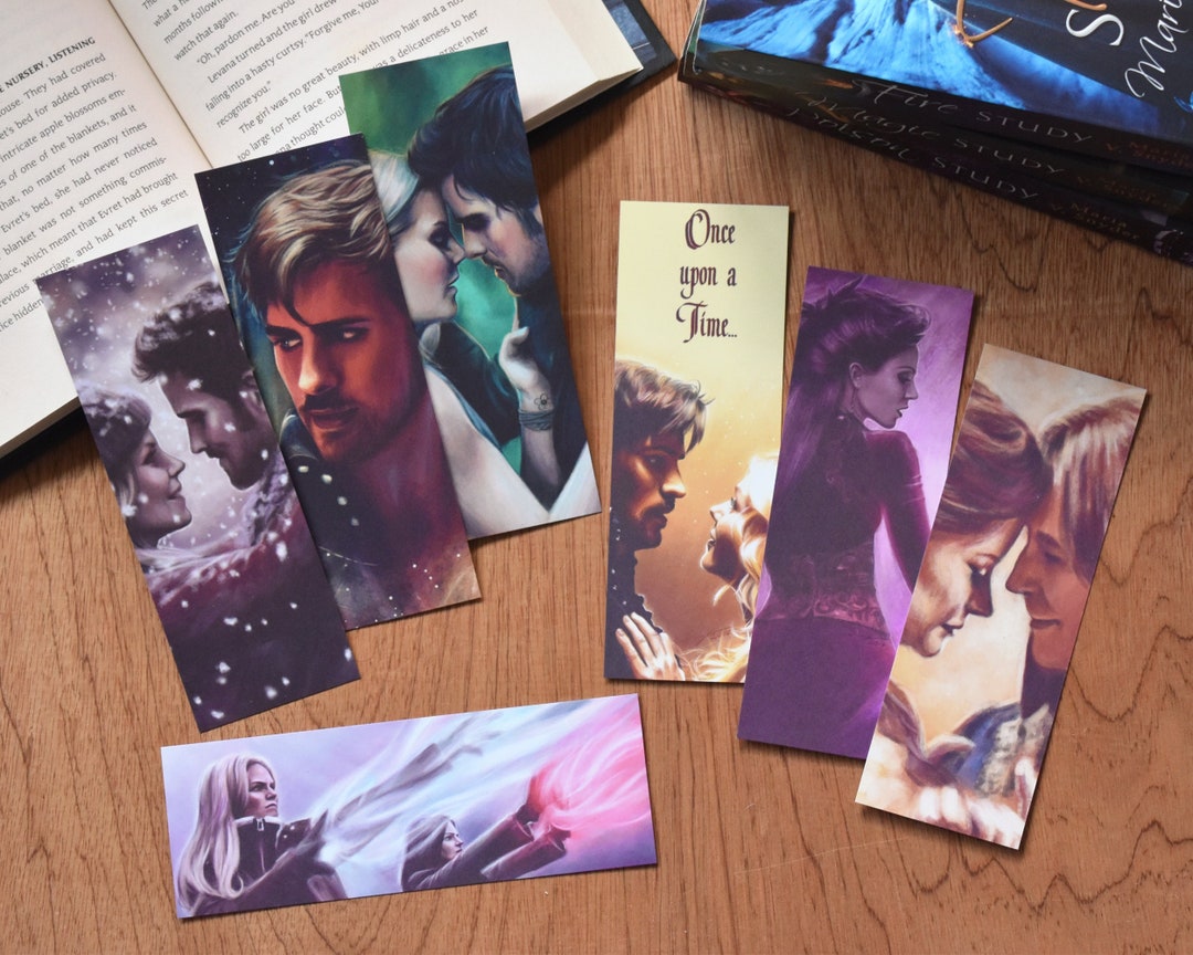 Once Upon A Time XL Bookmarks (6 1/8" / 15.5cm) | Captain Swan ...
