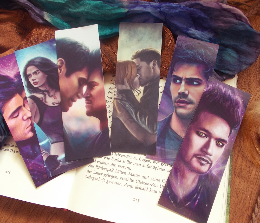 Shadowhunters Bookmarks | Malec, Clace, Izzy, Alec, Magnus | Art ...