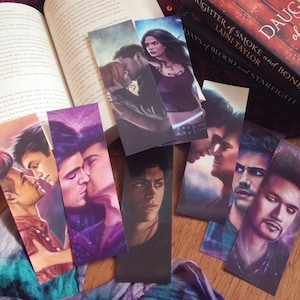 Shadowhunters Bookmarks | Malec, Clace, Izzy, Alec, Magnus | Art ...