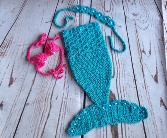 Newborn Mermaid Outfit Mermaid Photo Prop Newborn Mermaid | Etsy