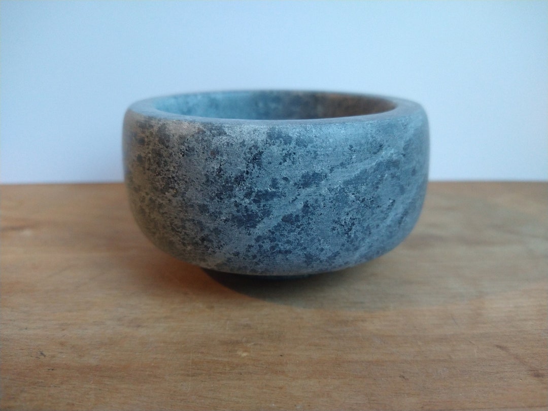 Small Hand Turned Soapstone Vessel - Etsy