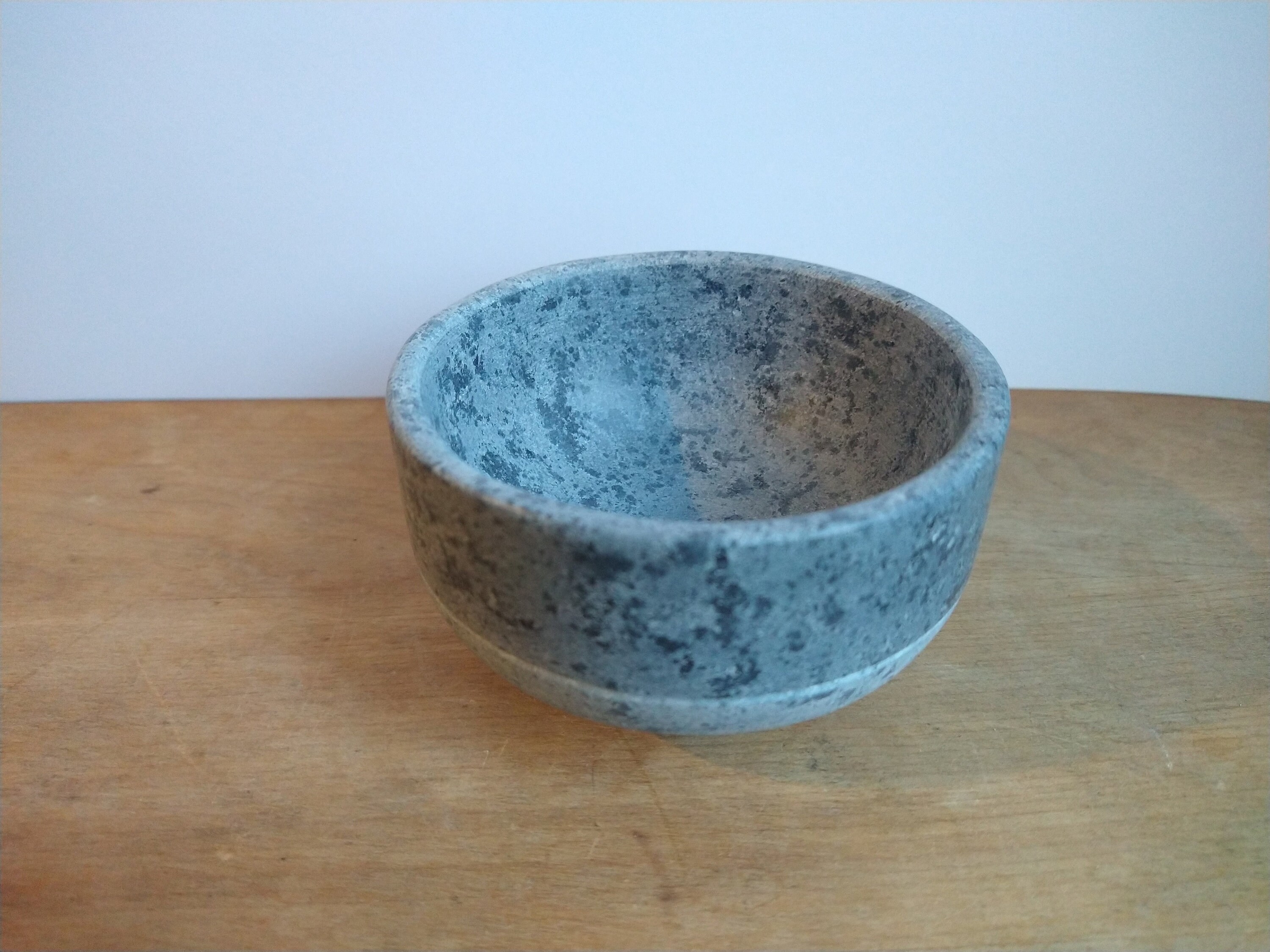 Small Hand Turned Soapstone Vessel - Etsy