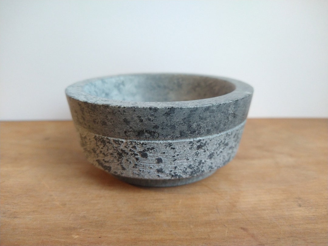 Small Hand Turned Soapstone Vessel - Etsy