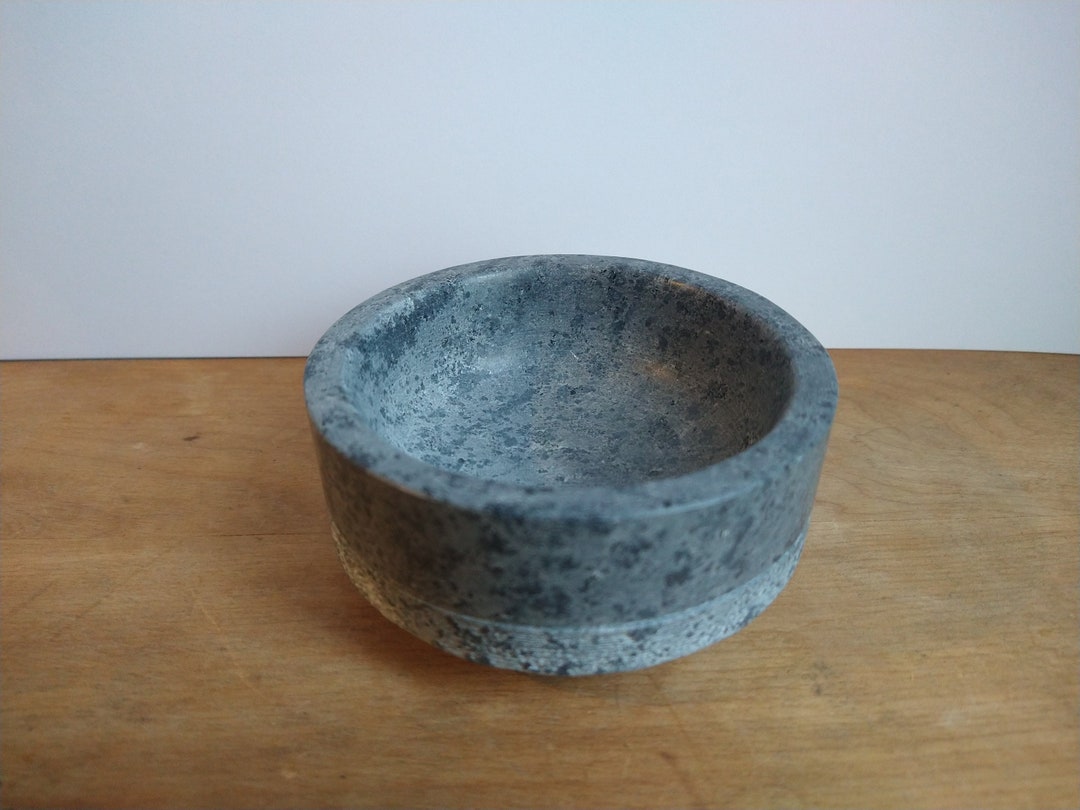 Small Hand Turned Soapstone Vessel - Etsy