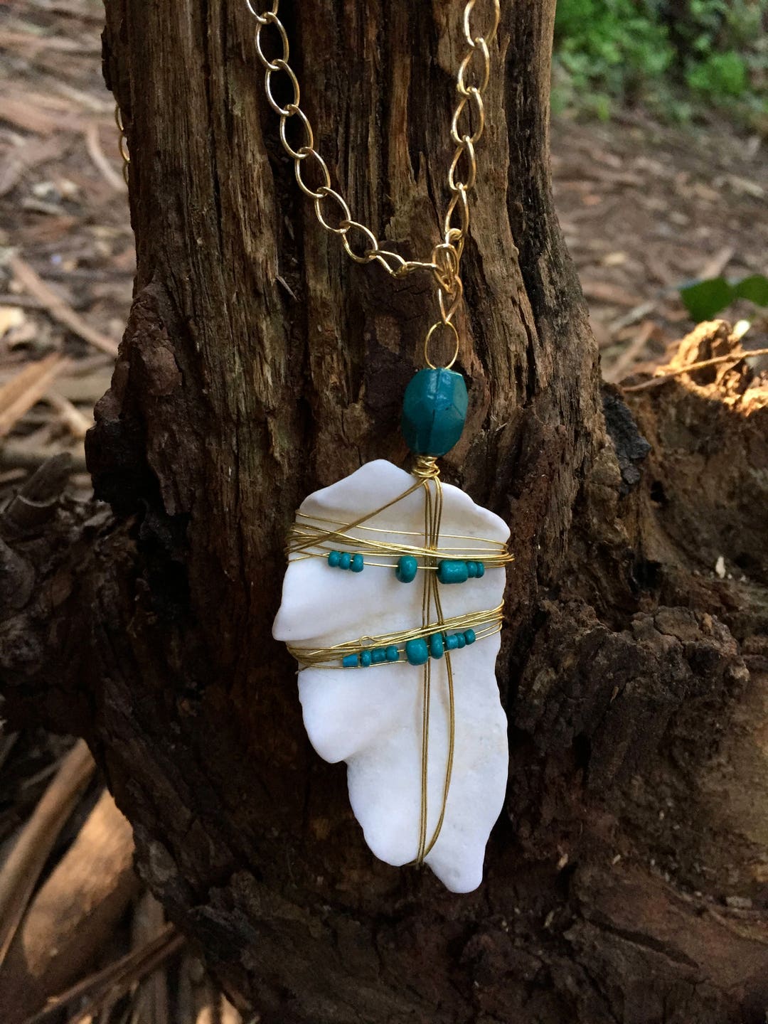 Wire Wrapped Giant Clam Shell Shard - Etsy