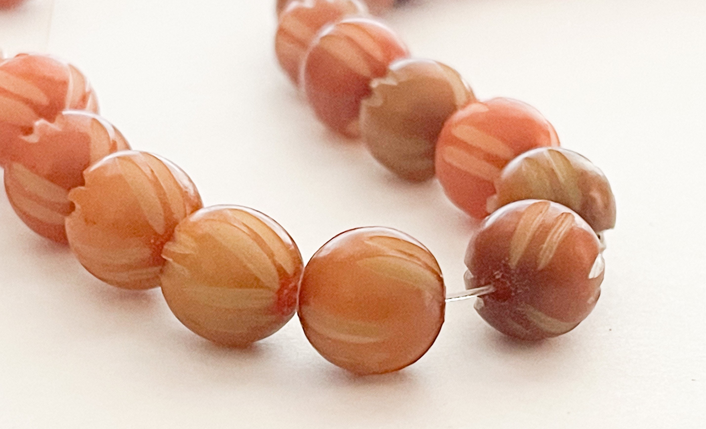 Tan Nut Beads Buri Round Carved 10mm 16 Strand - Etsy