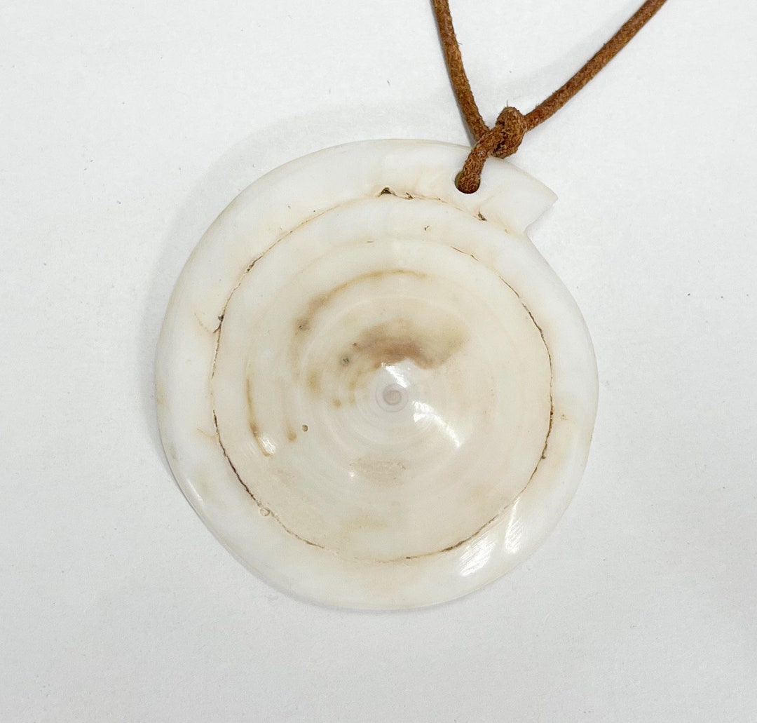 Large Vintage Pendant, Natural Shells, Sea Shell Pendant Conus Head - Etsy