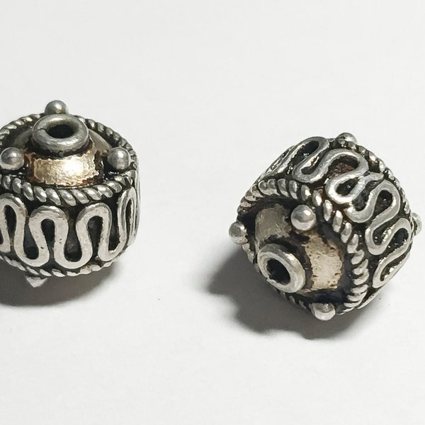 Sterling Silver Bali Beads - Etsy