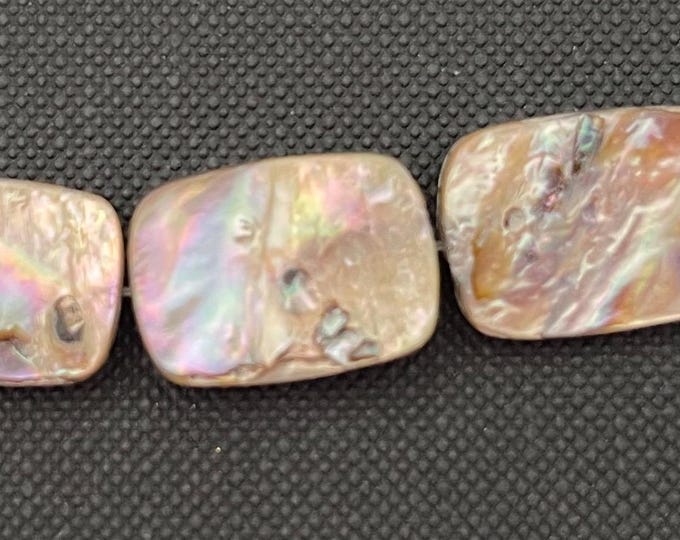Abalone Beads, Abalone Shell Beads Rectangle - Etsy