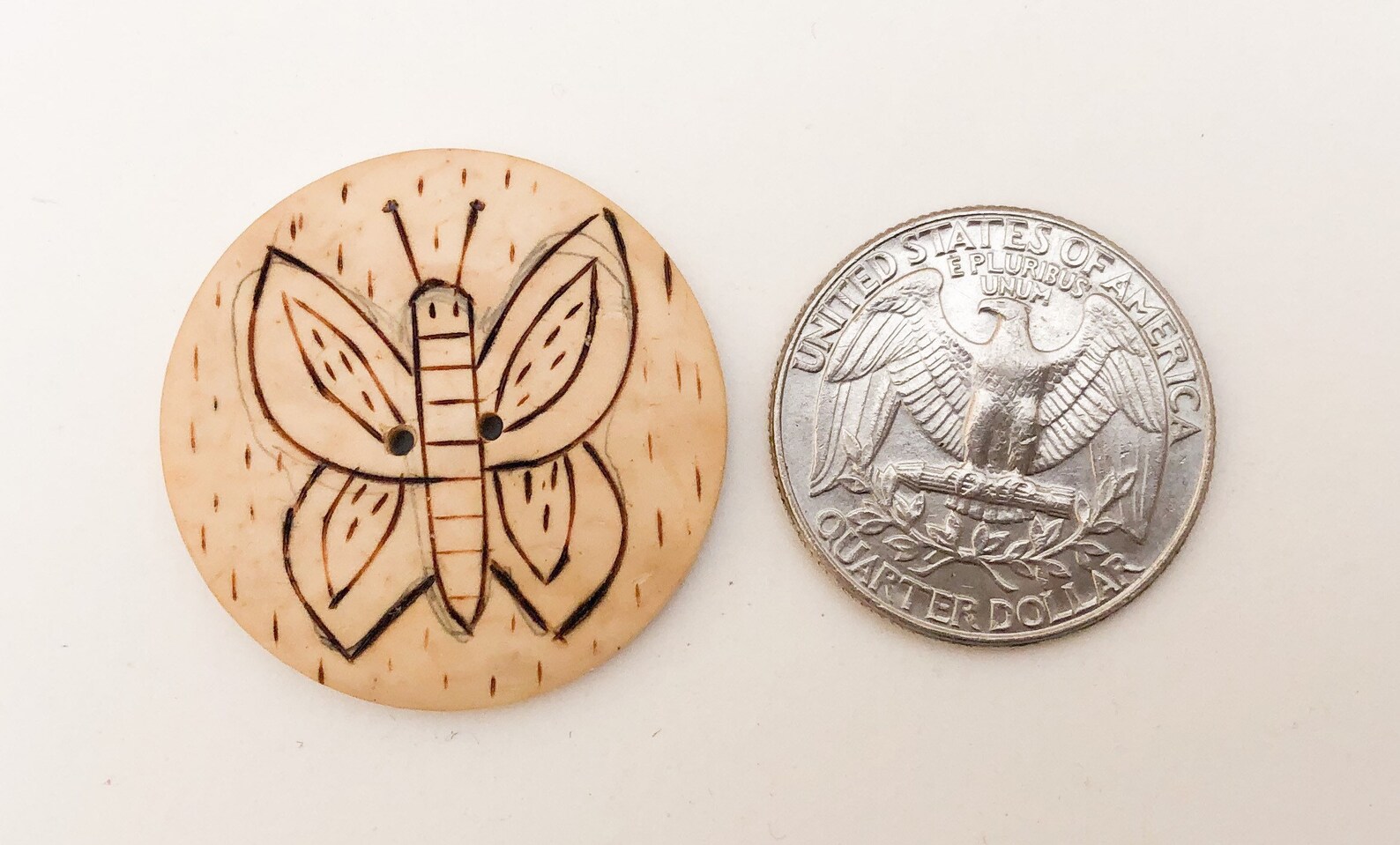 6 Hand Carved Buttons 1 1/4 Inch - Etsy