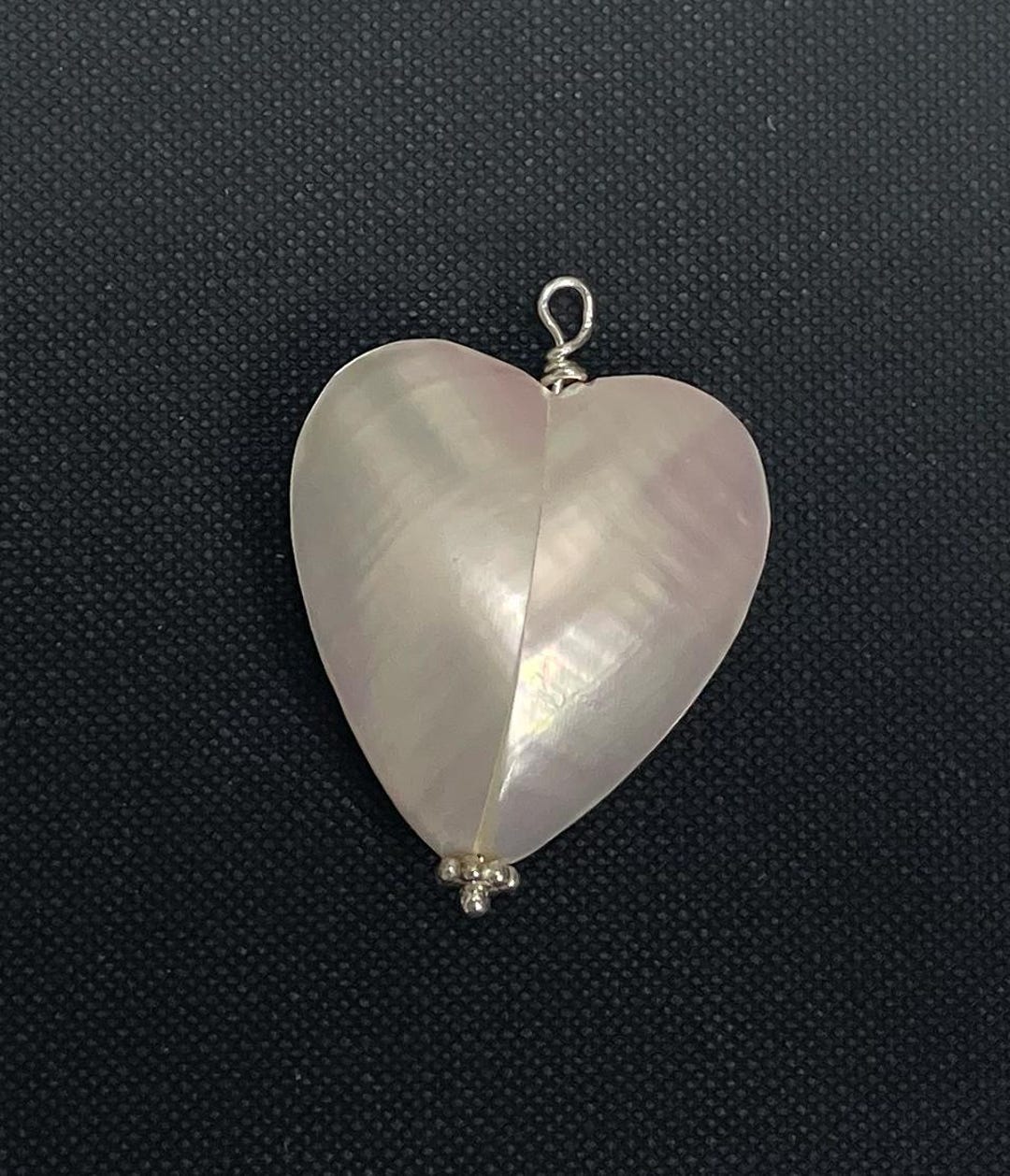 Nautilus Shell Heart Pendant Sterling Silver Wrapped - Etsy