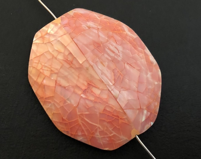 Shell Focal Bead Large Round Inlaid Shell Abalone 30MM 1 PC - Etsy