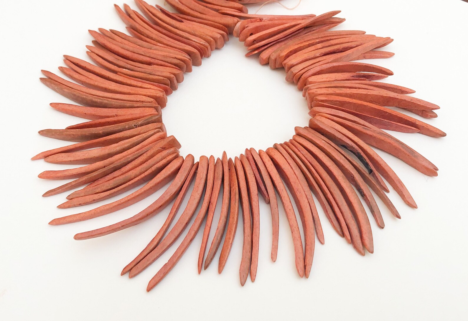 Coco Sticks Coconut Shell Sticks Tusks Wood Stick Beads | Etsy