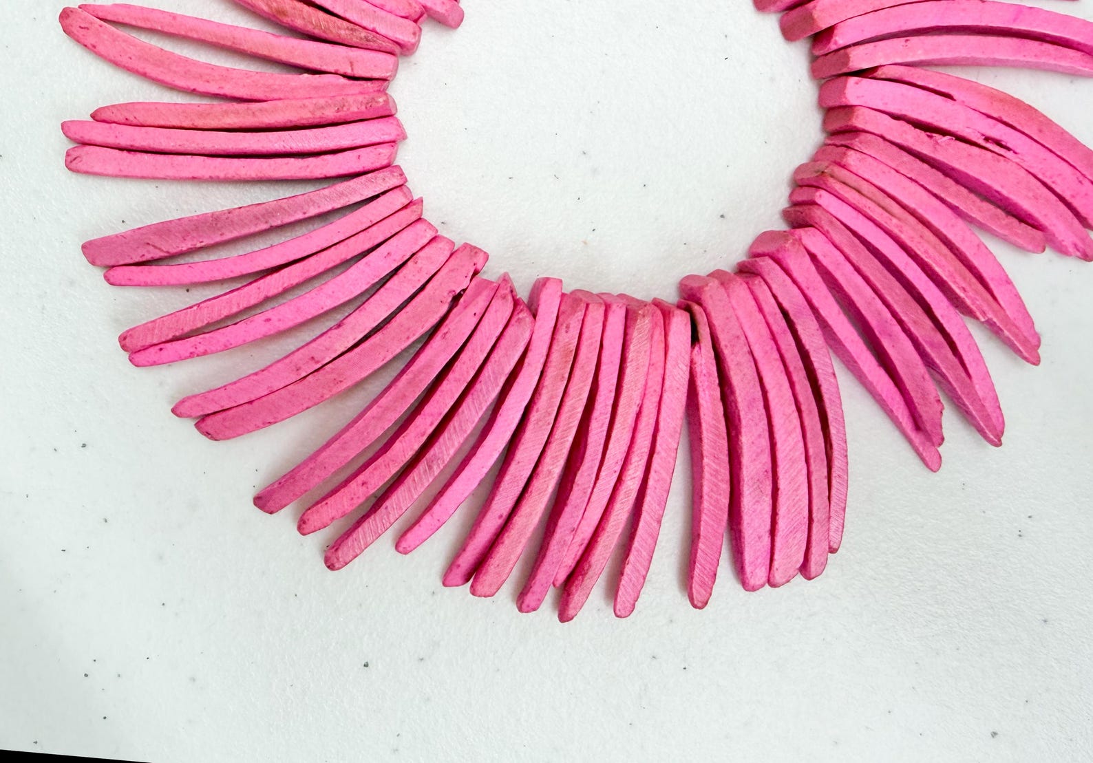 Stick Beads, Spike Beads, Coconut Shell Tusk Sticks Pink-30pc - Etsy