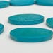Wood Disc Oval Connectors, Wood Connectors, Disc Oval Turquoise-10 Pc ...