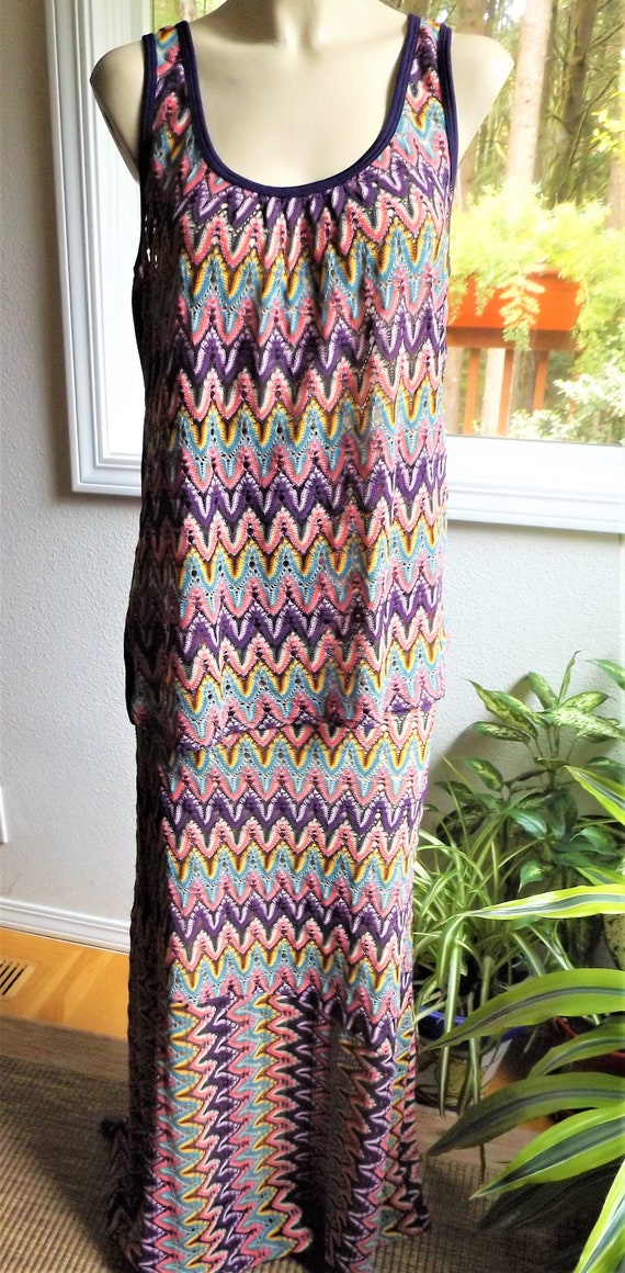 Trina Turk ~ Crocheted Maxi Skirt and Top Set - Gem