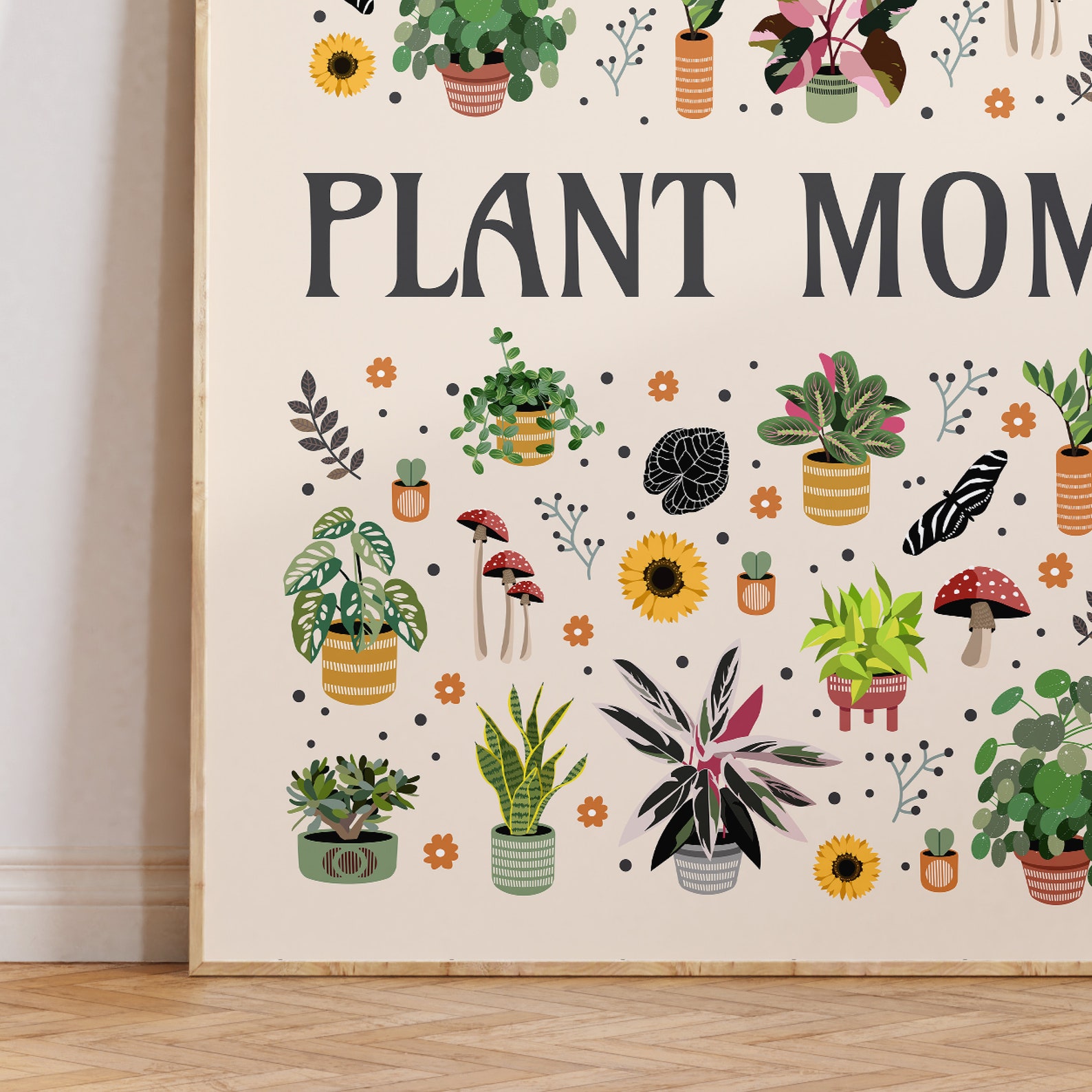 BOTANICAL POSTER, PLANT Mom Poster, Botanical Print, Modern Botanical ...