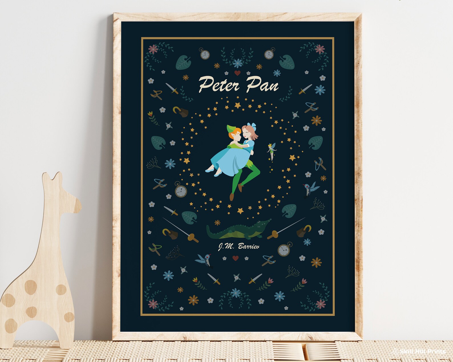 PETER PAN Printable Poster, Peter Pan Digital Download, Peter Pan Room ...