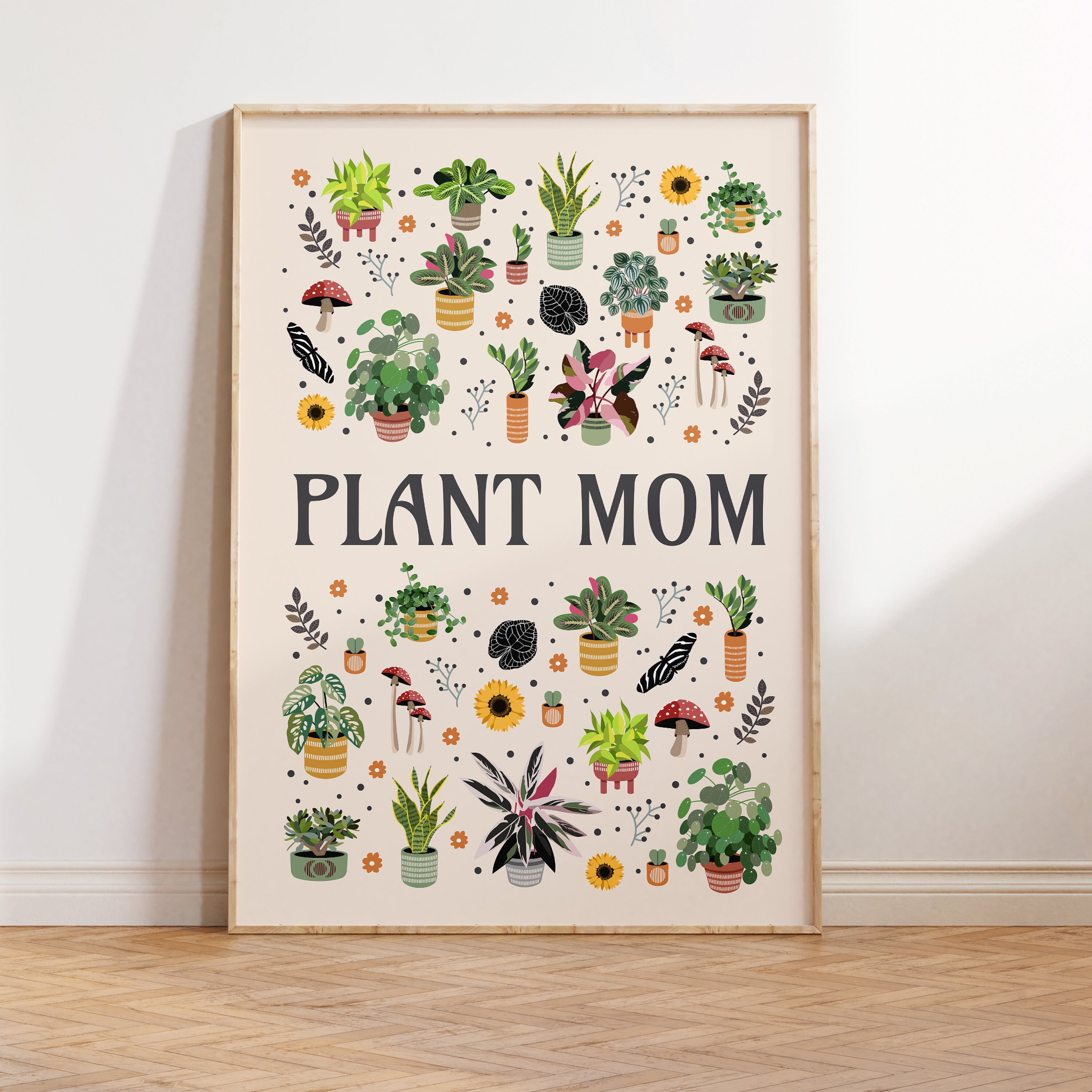 BOTANICAL POSTER, PLANT Mom Poster, Botanical Print, Modern Botanical ...
