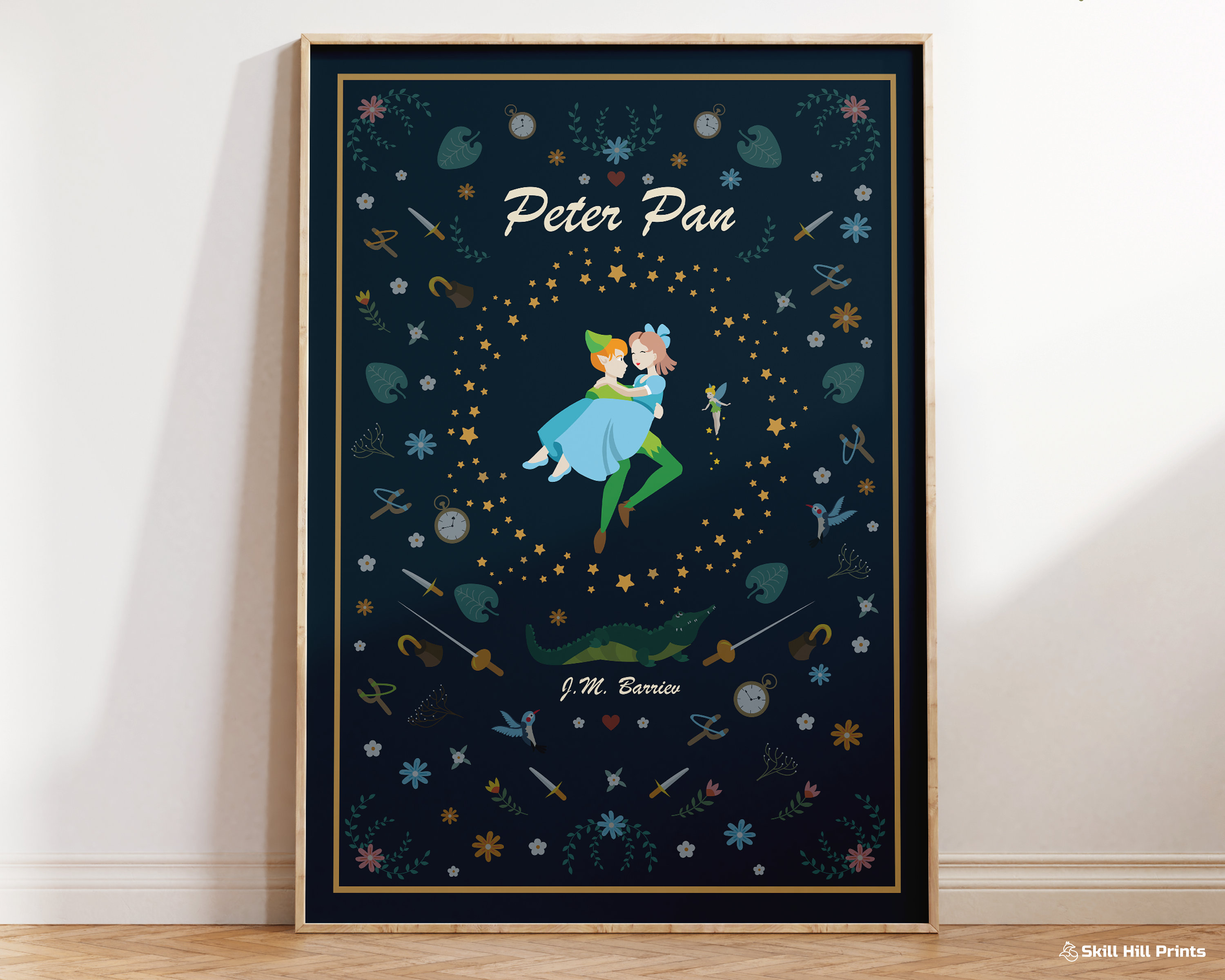PETER PAN Printable Poster, Peter Pan Digital Download, Peter Pan Room ...