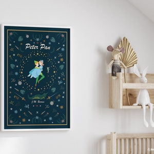 PETER PAN Printable Poster, Peter Pan Digital Download, Peter Pan Room ...