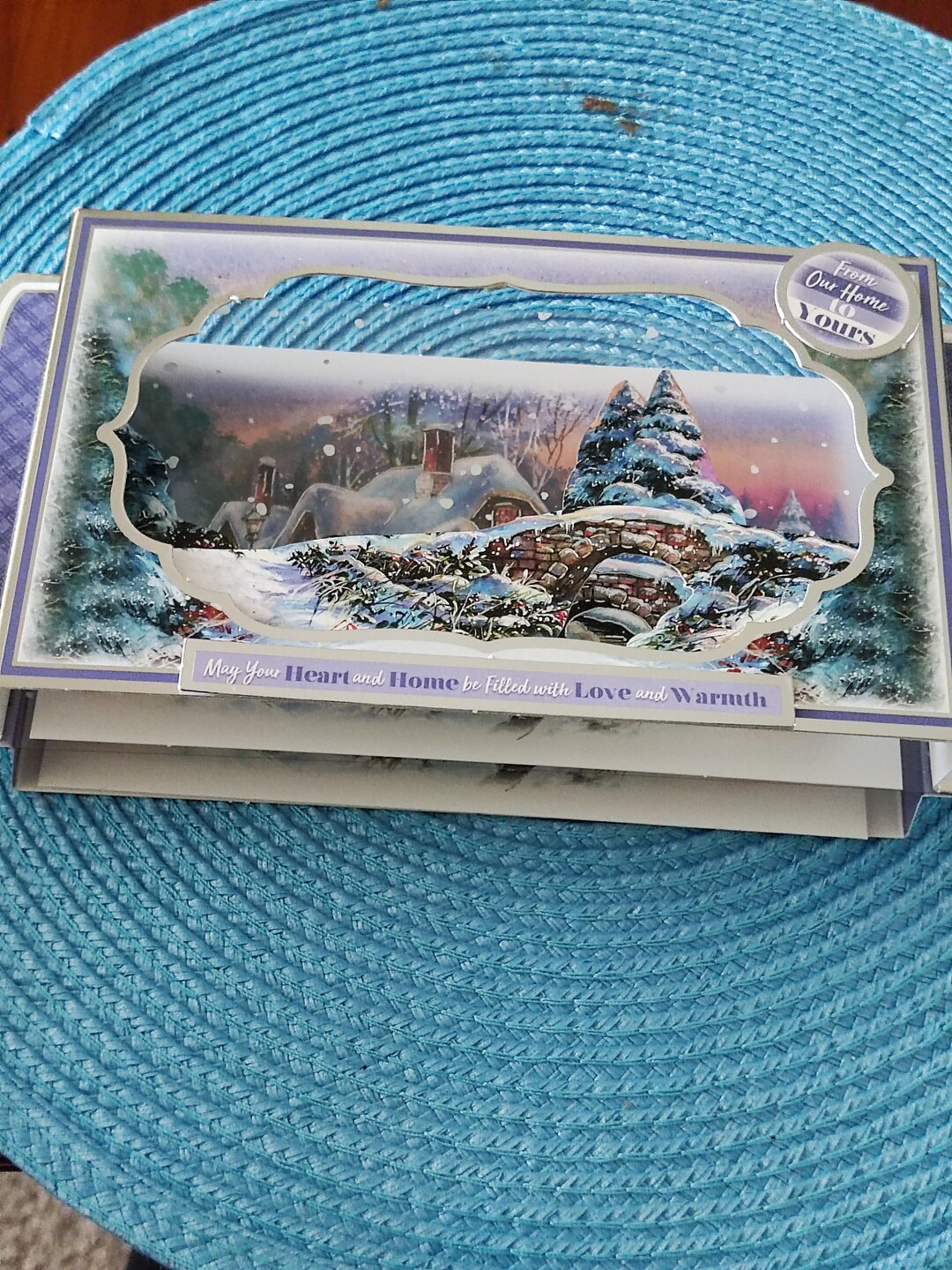 Winter Scene Christmas Card Snowy Scene 3D Diorama Card - Etsy UK