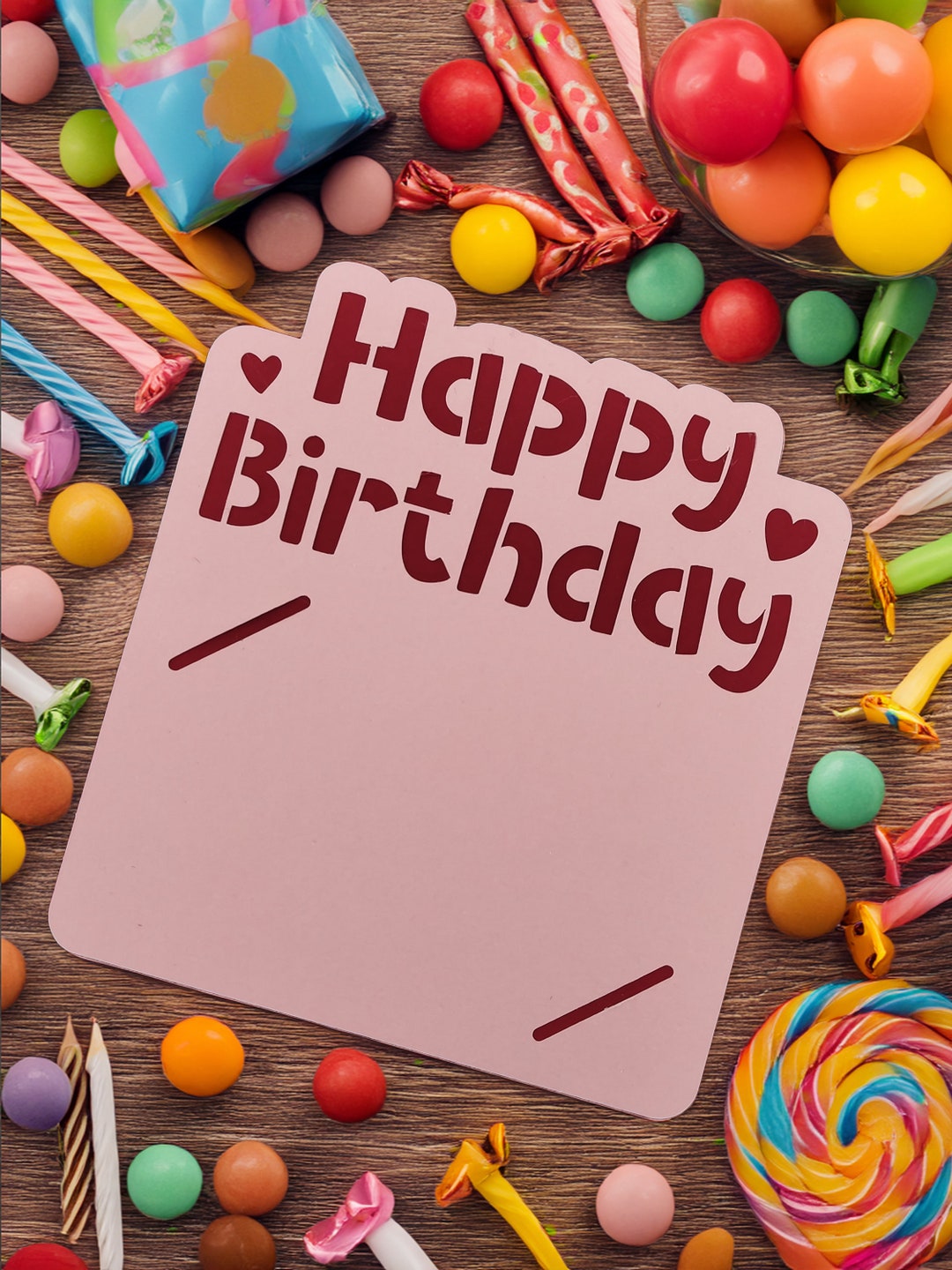 Happy Birthday Gift Card Holder, Festive Card, Celebration Accessory ...