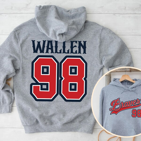 Morgan Wallen 98 Braves Jersey - Etsy